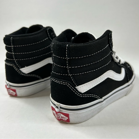 Vans | Shoes | Vans Filmore High Top In Black Kids Size Us Youth | Poshmark
